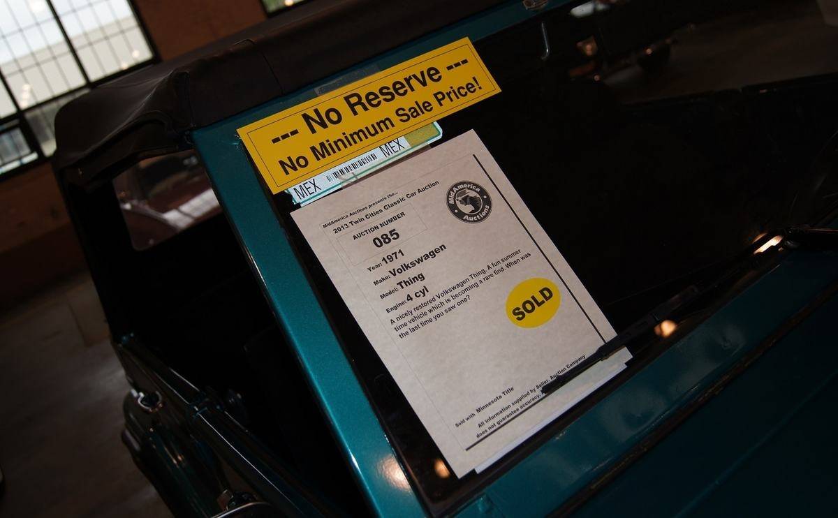 What Does No Reserve Mean at a Car Auction? - Car.co.uk